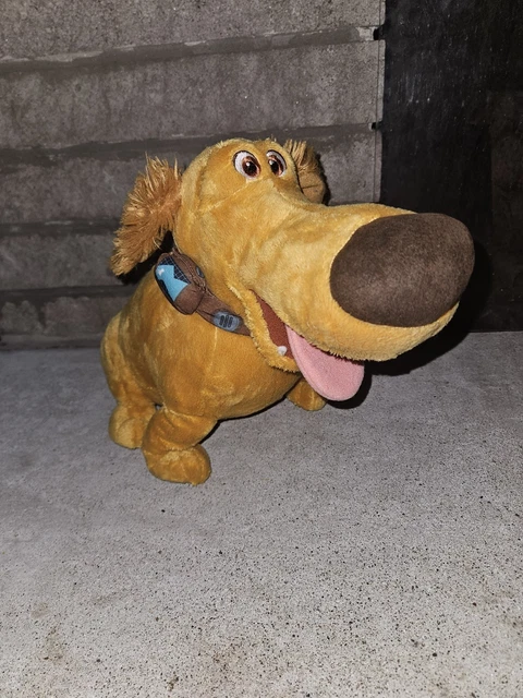 DISNEY STORE 12& Dug (Doug) Dog Plush from Pixar Movie Up Stuffed ...