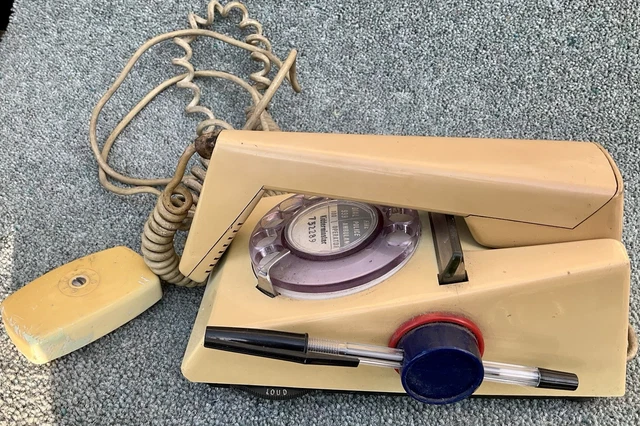 TRIMPHONE VINTAGE GPO Rotary Dial Telephone Two-Tone £5.91 - PicClick UK