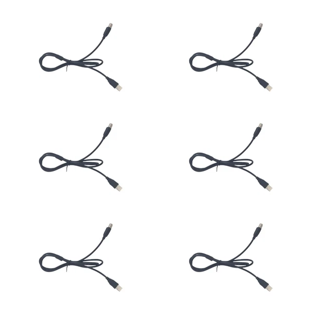 6SETS 6FEET MG2920 MG6320 USB Cord Cable Fits For CANON PIXMA MG3620 ...