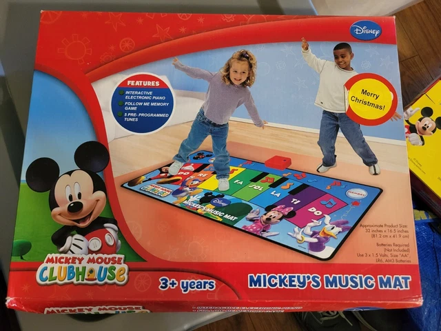 DISNEY JUNIOR MICKEY Mouse Clubhouse Mickey's Mat Interactive Piano ...
