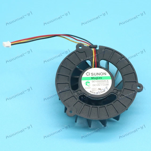NEW SUNON GC125025VH-A 12V 3 Pin Laptop CPU Cooling Fan Cooler Spot ...