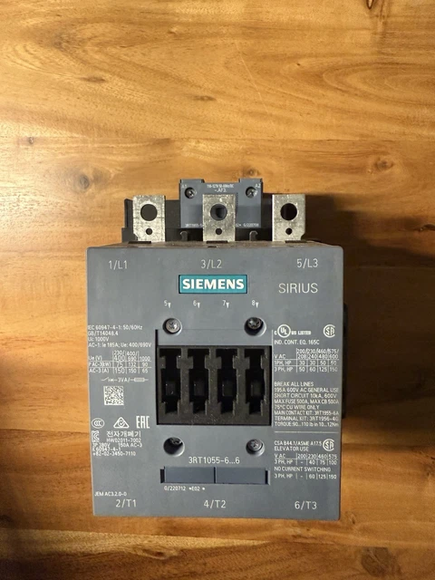 HYPERTHERM 003233 CONTACTOR, 150A Ac-3 120 Vac Coil $800.00 - PicClick CA