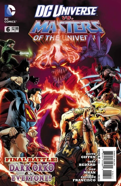 DC UNIVERSE VS. MASTERS OF THE UNIVERSE #6 VF 8.0 DC COMICS 2014 He-Man ...