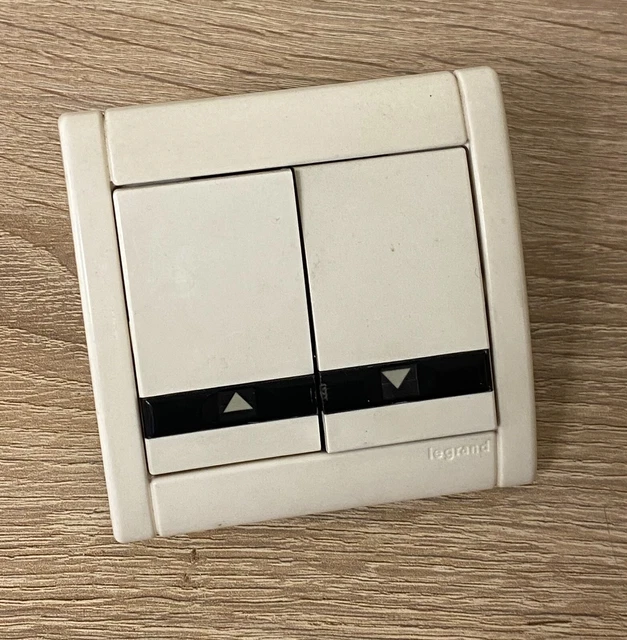 LEGRAND SAGANE OPALIS Blanc - Interrupteur volet complet EUR 22,50 ...
