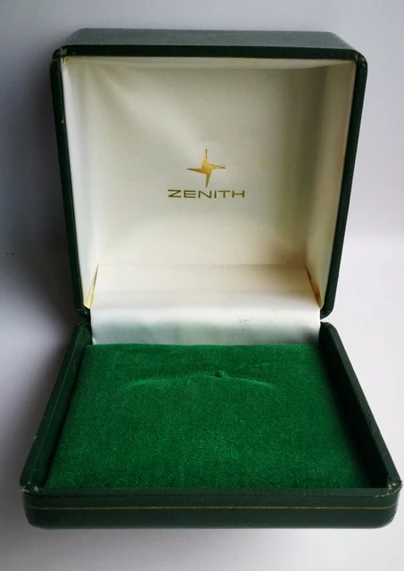 ZENITH GREEN BOX Ref.424 ,Very Rare , El Primero 1970s Case ,Boite ...