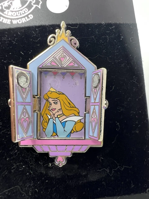 DISNEY AURORA SLEEPING Beauty Princess Hinged Windows Series Pin 16432 ...