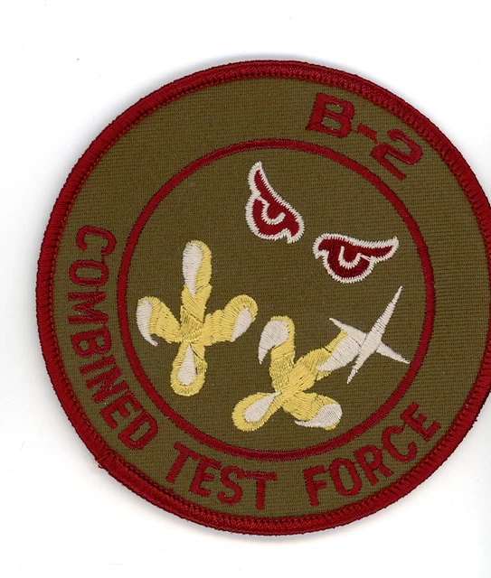 PATCH USAF B-2 Stealth Bomber Combined Test Force Sew On Parche £7.66 ...