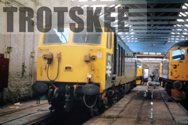 35MM SLIDE BR British Railways Diesel Loco Class 50 D420 1973 Original ...