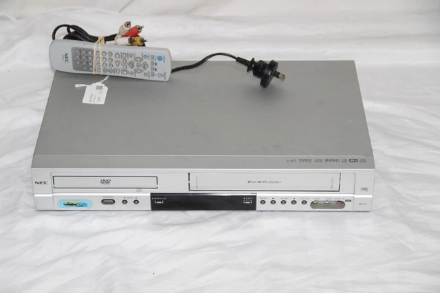 NEC NDT-42 6 Head HiFi DVD VCR Combo Player with Remote Control works M ...