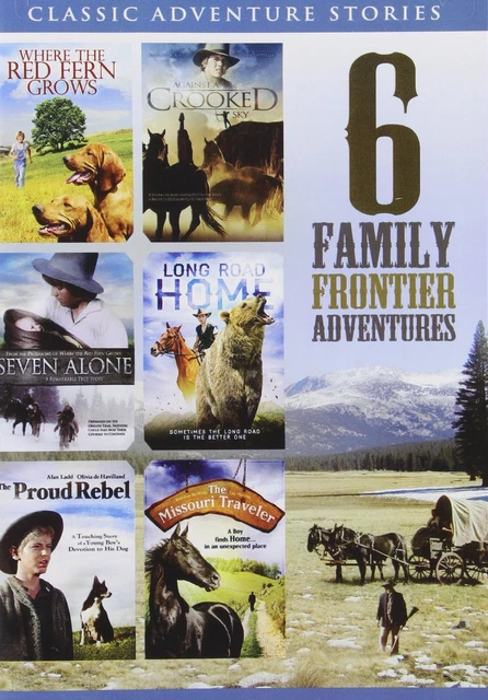 6-FILM FAMILY FRONTIER Adventures (DVD) Brandon deWilde Lee Marvin ...