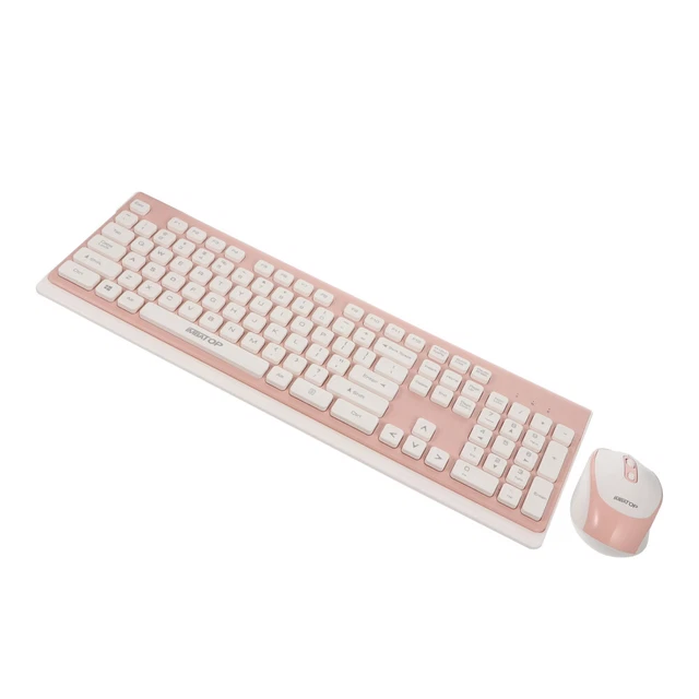 WIRELESS ERGONOMIC KEYBOARD External Computer Keyboard Silent Mute ...