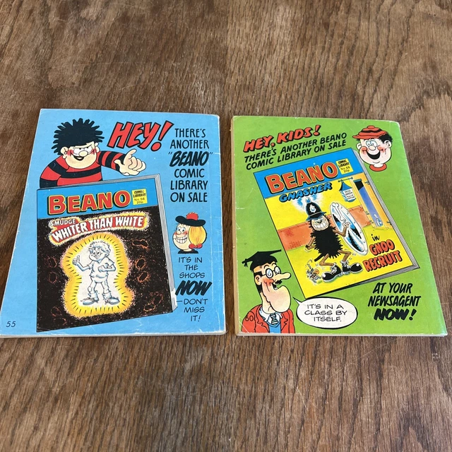 BEANO COMIC LIBRARY Rare Early Issues Nos 55, 60, 61, 63 Vintage Job ...