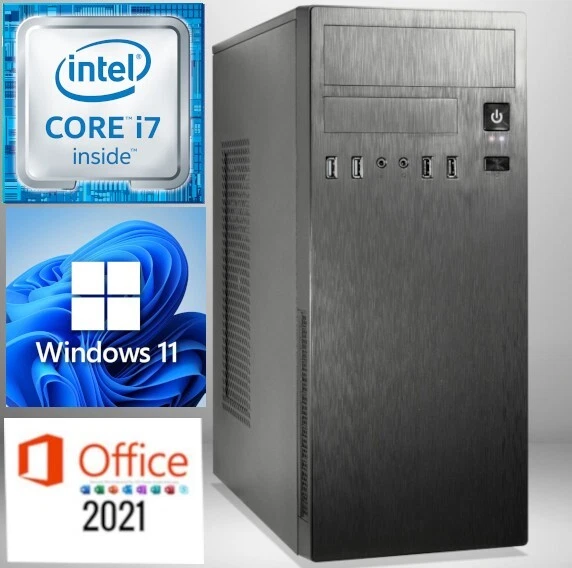 WINDOWS 11 BUSINESS PC Intel i7 4x 3.80GHz 32GB RAM 1TB SSD Computer ...