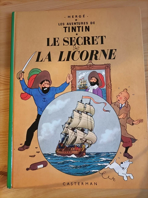 ANCIEN BD TINTIN Le Secret De la Licorne Casterman HERGE vintage 1947 ...