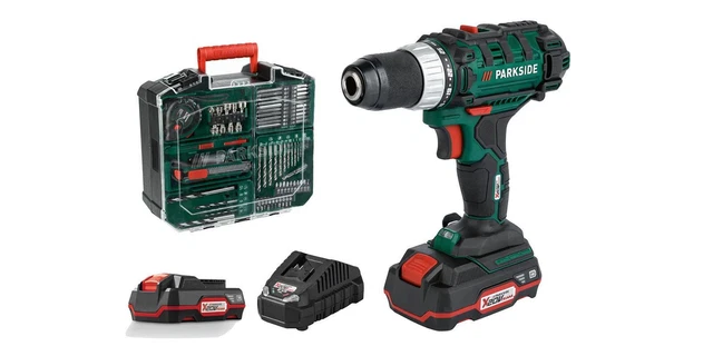 PARKSIDE AKKU-BOHRSCHRAUBER SET PABS 20-Li F7 20 V 2Akkus *B-Ware-Zustand: gut EUR 81,82 ...