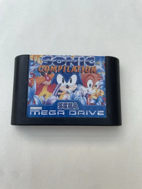 SONIC COMPILATION GAME cartridge for the Sega Mega Drive (Untested) £10 ...