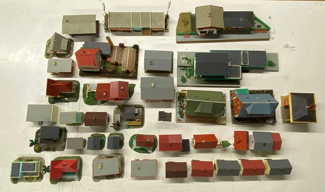 LOT DE MODÉLISME ferroviaire maisons modélisme échelle N chemin de fer EUR 27,50 - PicClick FR