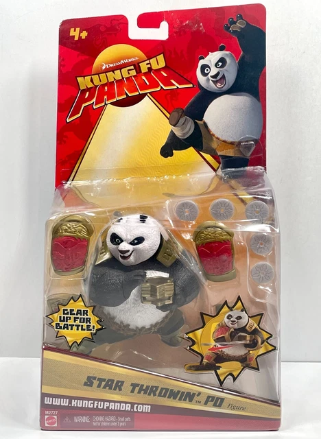 FIGURINE ARTICULÉE KUNG Fu Panda Star Throwin Po 2007 Mattel neuve ...