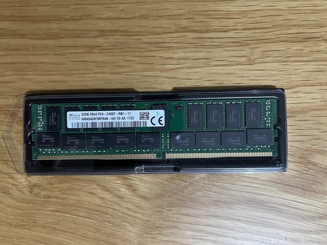 SK HYNIX 32GB 2Rx4 PC4-19200R DDR4-2400T RDIMM HMA84GR7MFR4N EUR 57,79 - PicClick FR