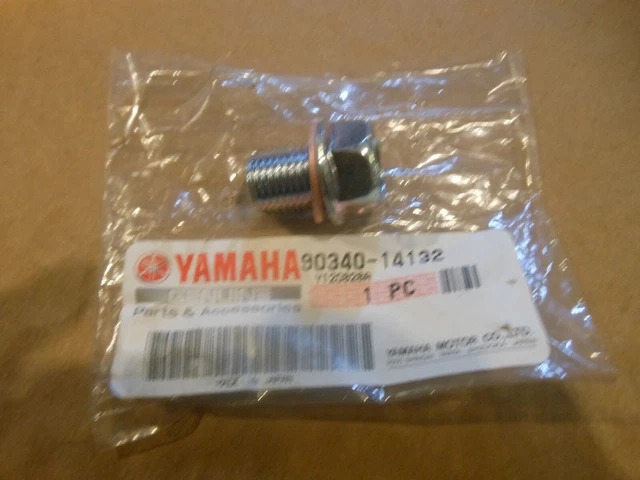 OEM YAMAHA BANSHEE YFZ350 1998-2006 new drain plug with washer 90340 ...