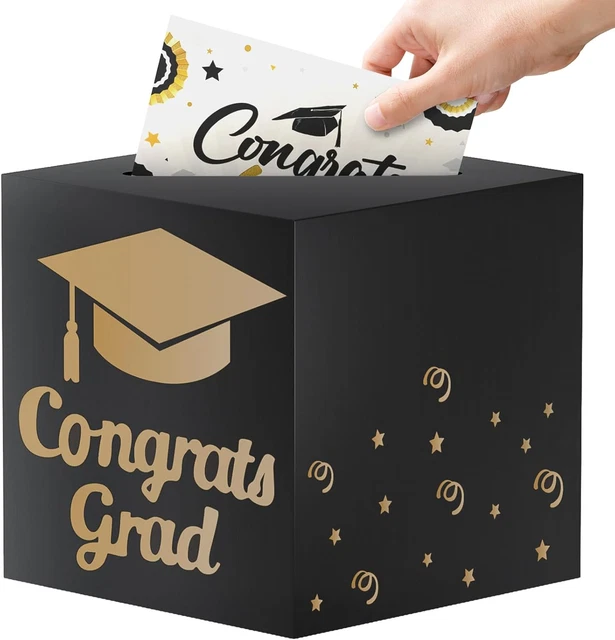 9& GRADUATION CARD Box, Graduation Decorations 2025 - Congrats Grad ...