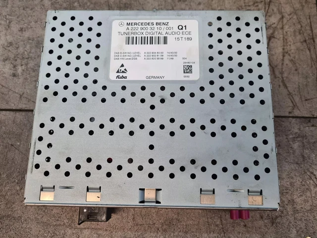 2016 MERCEDES C-CLASS W205 2.1 D Dab Radio Control Module Ecu ...