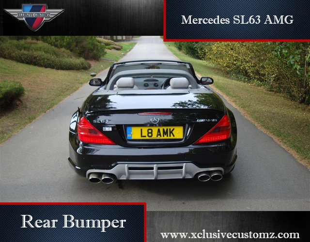 MERCEDES SL63 AMG Rear Bumper for Mercedes SL R230 2001 - 2008 £879.18 ...