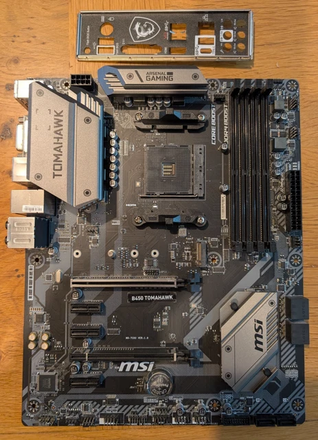 MSI B450 TOMAHAWK AMD AM4 Motherboard £59.99 - PicClick UK