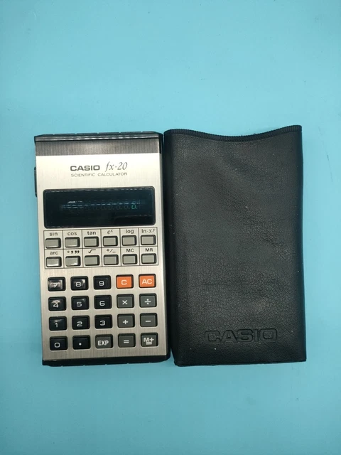 CASIO FX 20 FX-20 Scientific Calculator Rarity Retro Vintage Rare Collection £19.99 - PicClick UK
