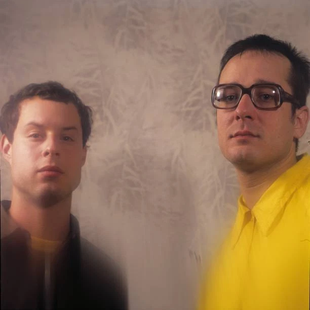 ROCK BAND THE Rentals drummer Patrick Wilson and bassist Matt Shar ...