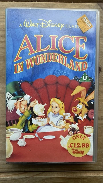 ALICE IN WONDERLAND - VHS Video Tape Cassette - Walt Disney Classics £3.28 - PicClick UK