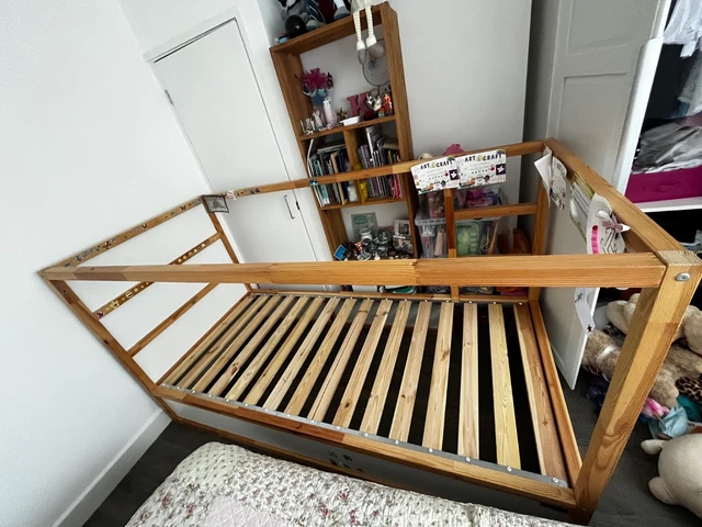 SINGLE WOODEN BED frame used £1.16 - PicClick UK