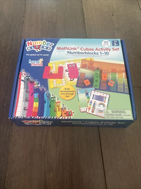 HAND2MIND LEARNING RESOURCES MathLink Cubes Activity Set Numberblocks ...