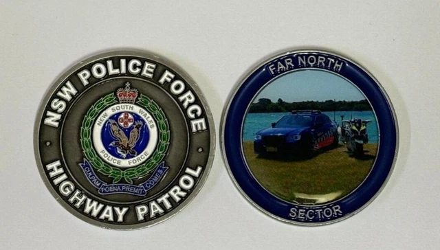 NSW POLICE FAR North Highway Patrol Challenge Coin - New $20.00 ...