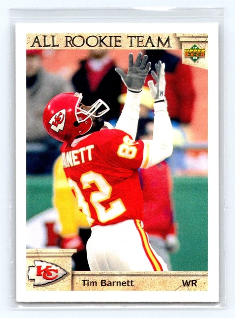 1992 #37 TIM Barnett pont supérieur Kansas City Chiefs RC EUR 1,60 ...