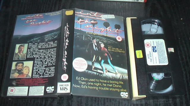 INTO THE NIGHT VHS Video Ex Rental CIC Pre Cert £5.99 - PicClick UK