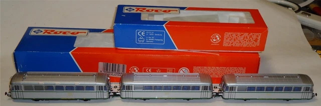 ROCO H0 AC, Ferrobús "El Abuelo" Renfe, 3 Unidades Ref. 43063-43063.1 ...