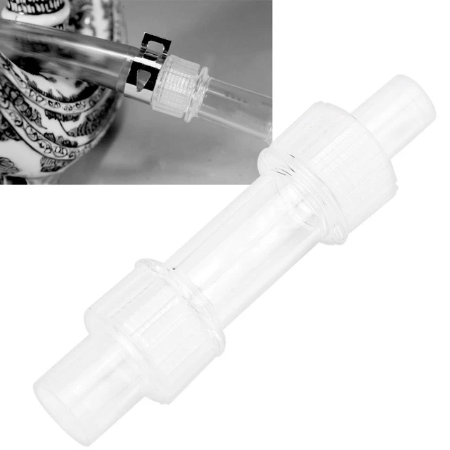 SPRING STEEL BUCKLES Acrylic Water Pipe Reducing Adapter Water Pipe ...