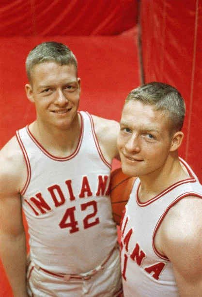 INDIANA TEAMMATES TOM Van Arsdale and Dick Van Arsdale during phot- Old ...