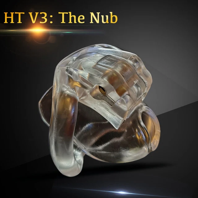 THE NUB OF HT V3 Male Chastity Device with 4 Rings New Arrivals Small ...