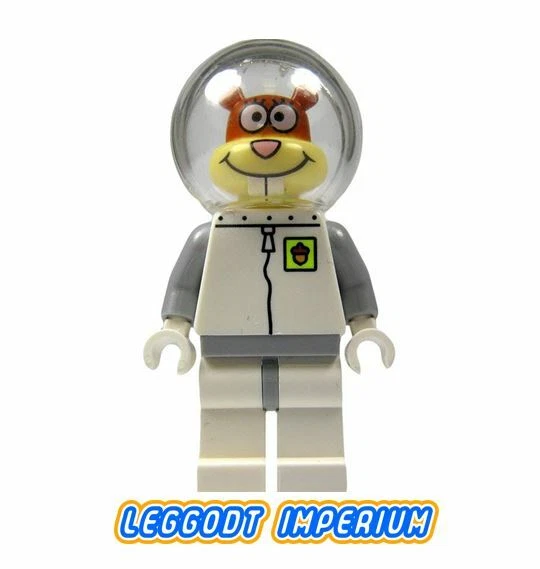 LEGO MINIFIGURE - Sandy Cheeks lime - Spongebob astronaut bob031 FREE ...
