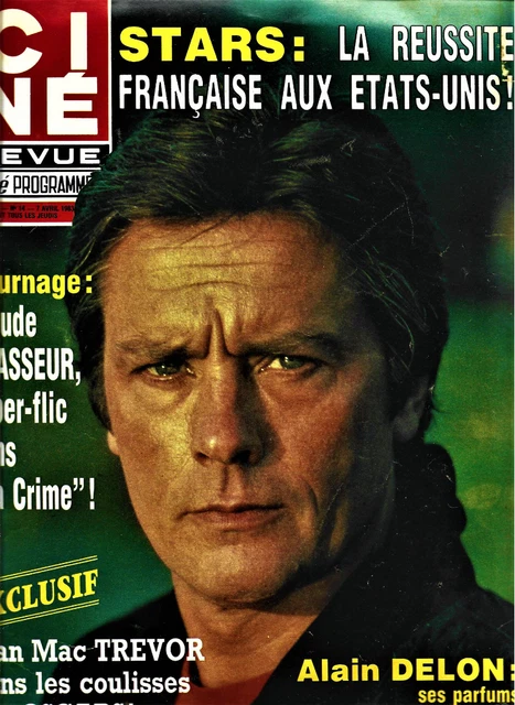 MAGAZINE CINÉ REVUE n° 14 - ALAIN DELON ( 7 avril 1983 ) EUR 19,00 - PicClick FR
