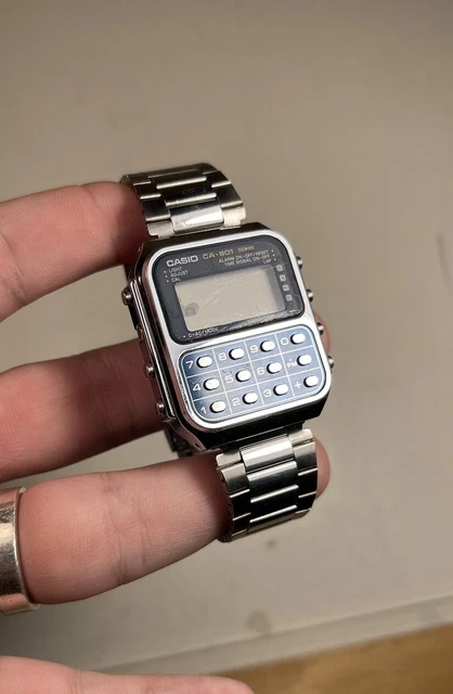 VINTAGE CASIO GAME CALCULATOR WATCH CA-901 MADE IN JAPAN Not Running ...