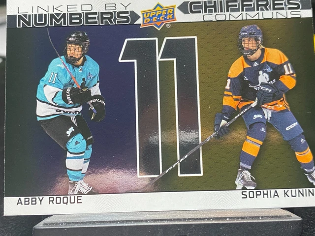 2023-24 TIM HORTONS Greatest Duos Linked by Numbers Roque/Kunin LN-5 ...