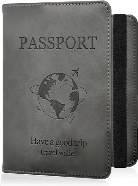 RFID BLOCKING PASSPORT Holder - Travel Wallet with Multiple Card Slots ...