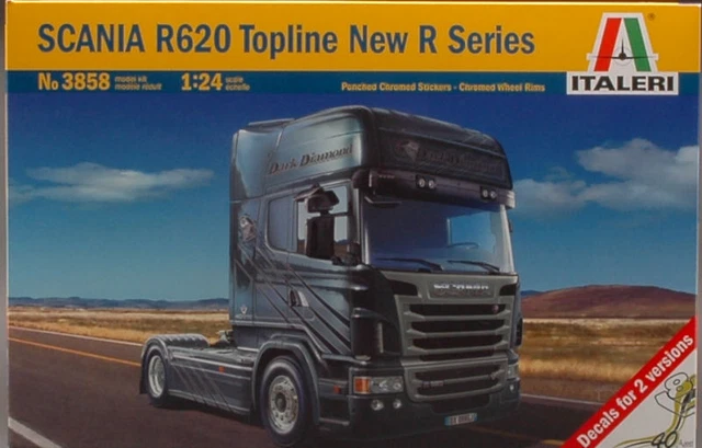 MODELLAUTO LKW MODELLBAU Model Kit Bausatz Truck Italeri SCANIA R 620 1 ...