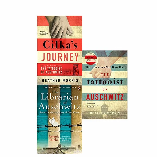 CILKA'S JOURNEY,LIBRARIAN OF Auschwitz,Tattooist 3 Books Collection Set ...