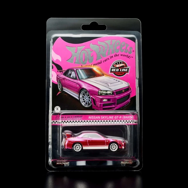 HOT WHEELS RLC Exclusive Pink Nissan Skyline GT-R R34 PREORDER ...