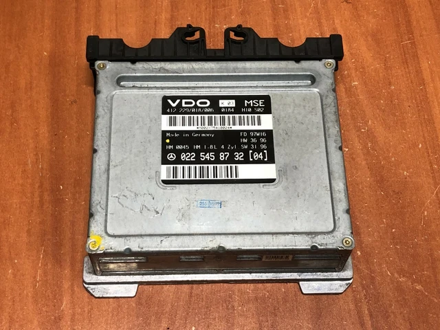 MERCEDES BENZ W202 Engine Control Module Motor Ecu VDO 412229018006 ...