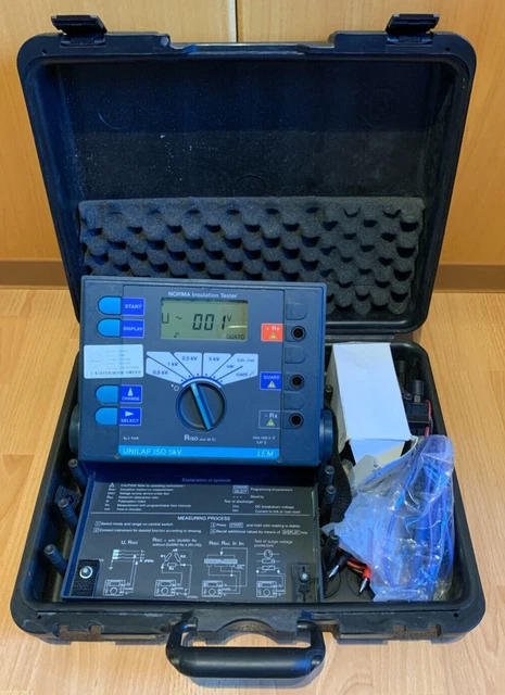 LEM (FLUKE) UNILAP ISO 5KV NORMA Insulation Tester - Recent Calibration ...